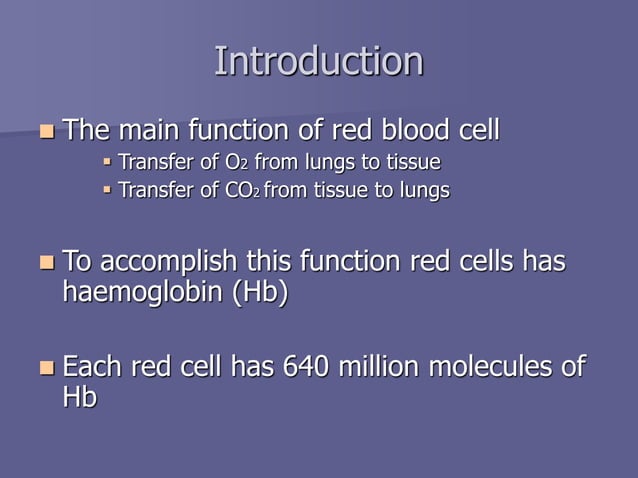 Structure and function of Haemoglobin.ppt | Blood Disorders | Diseases ...