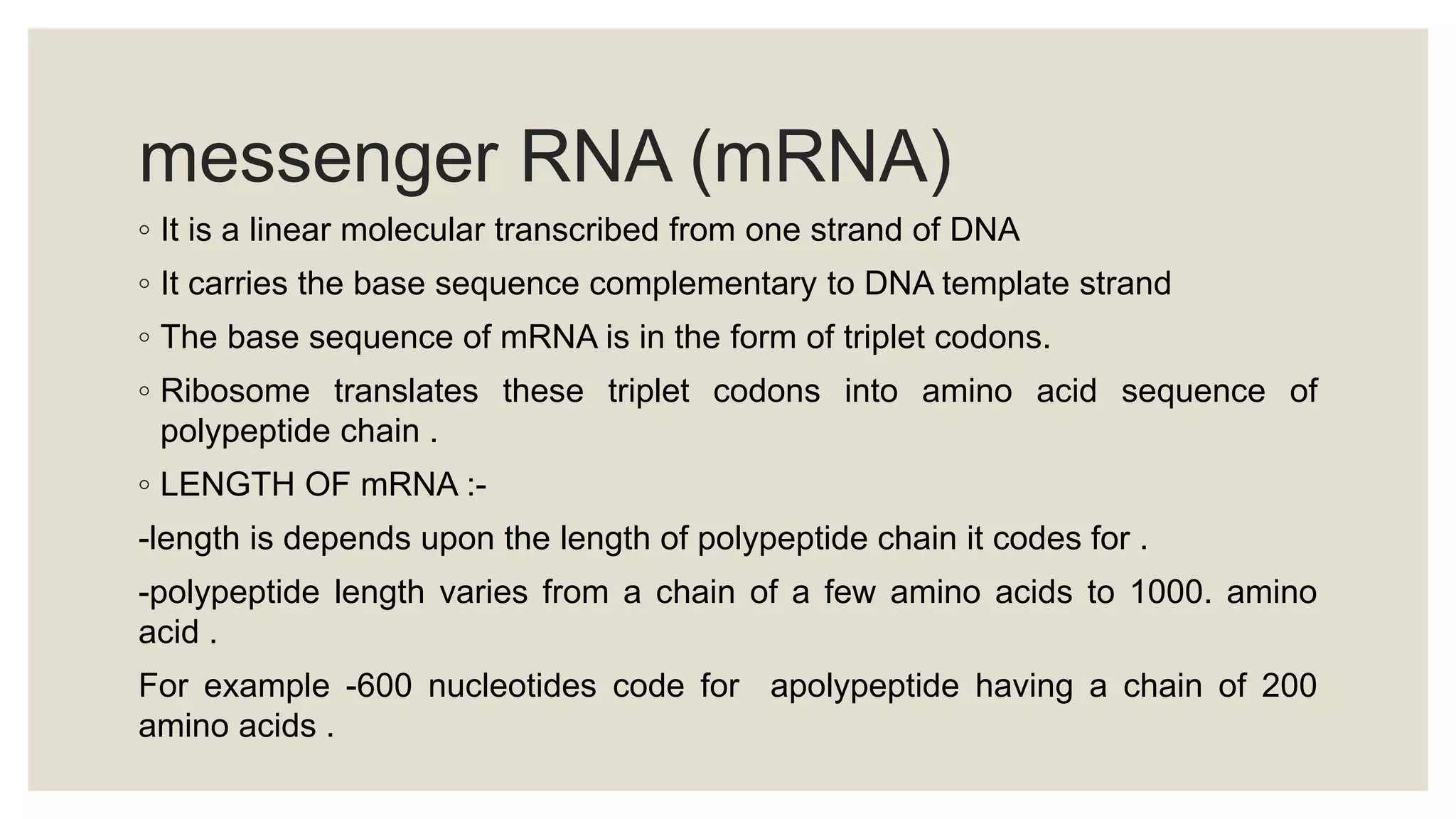 Structure and function of rna | PPTX
