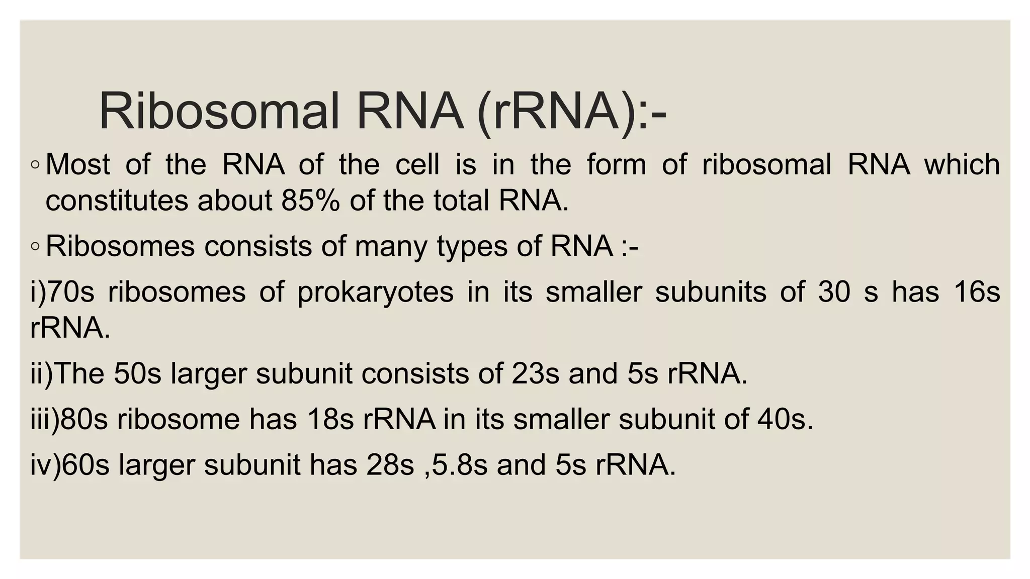 Structure and function of rna | PPTX
