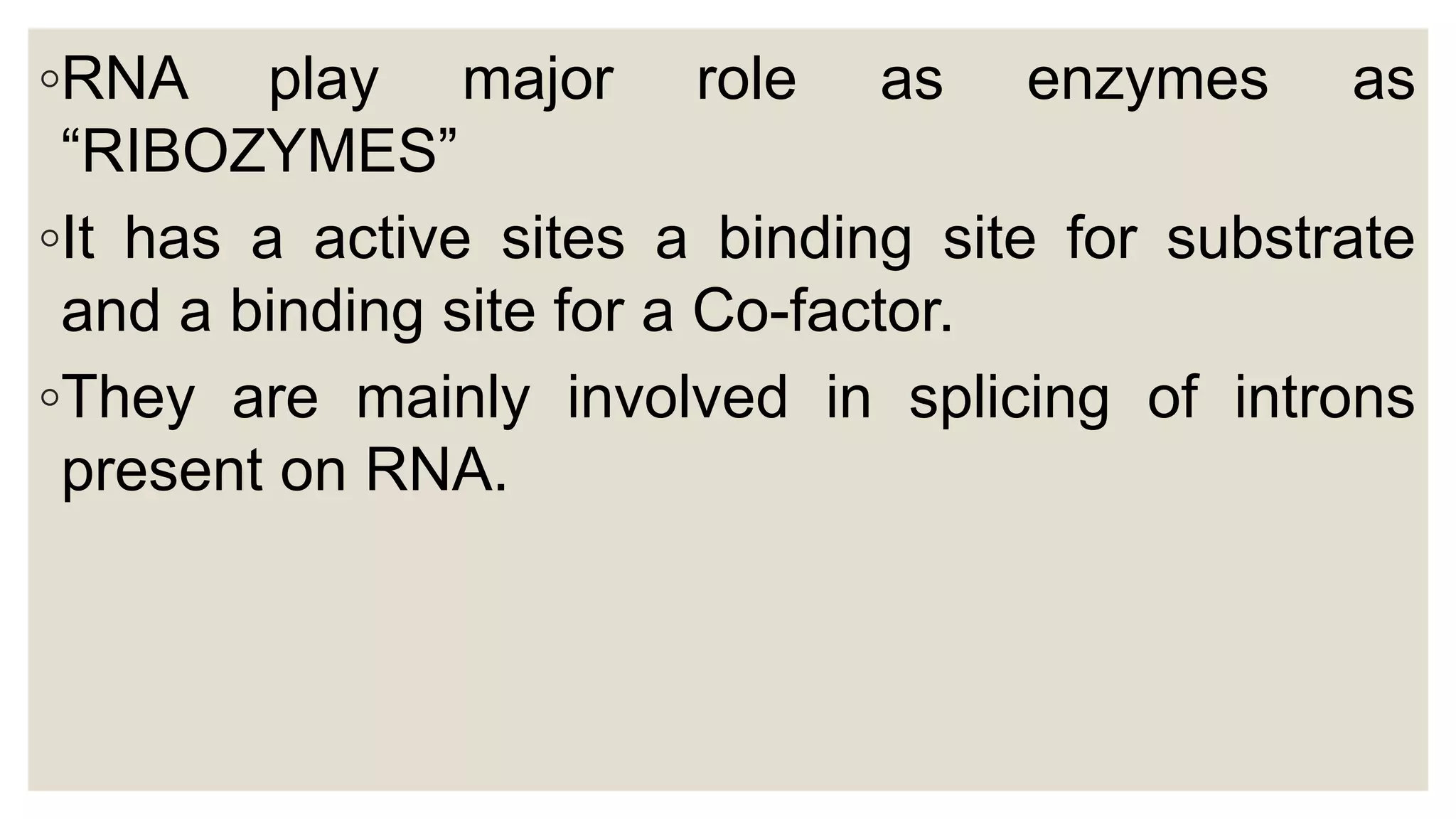 Structure and function of rna | PPTX