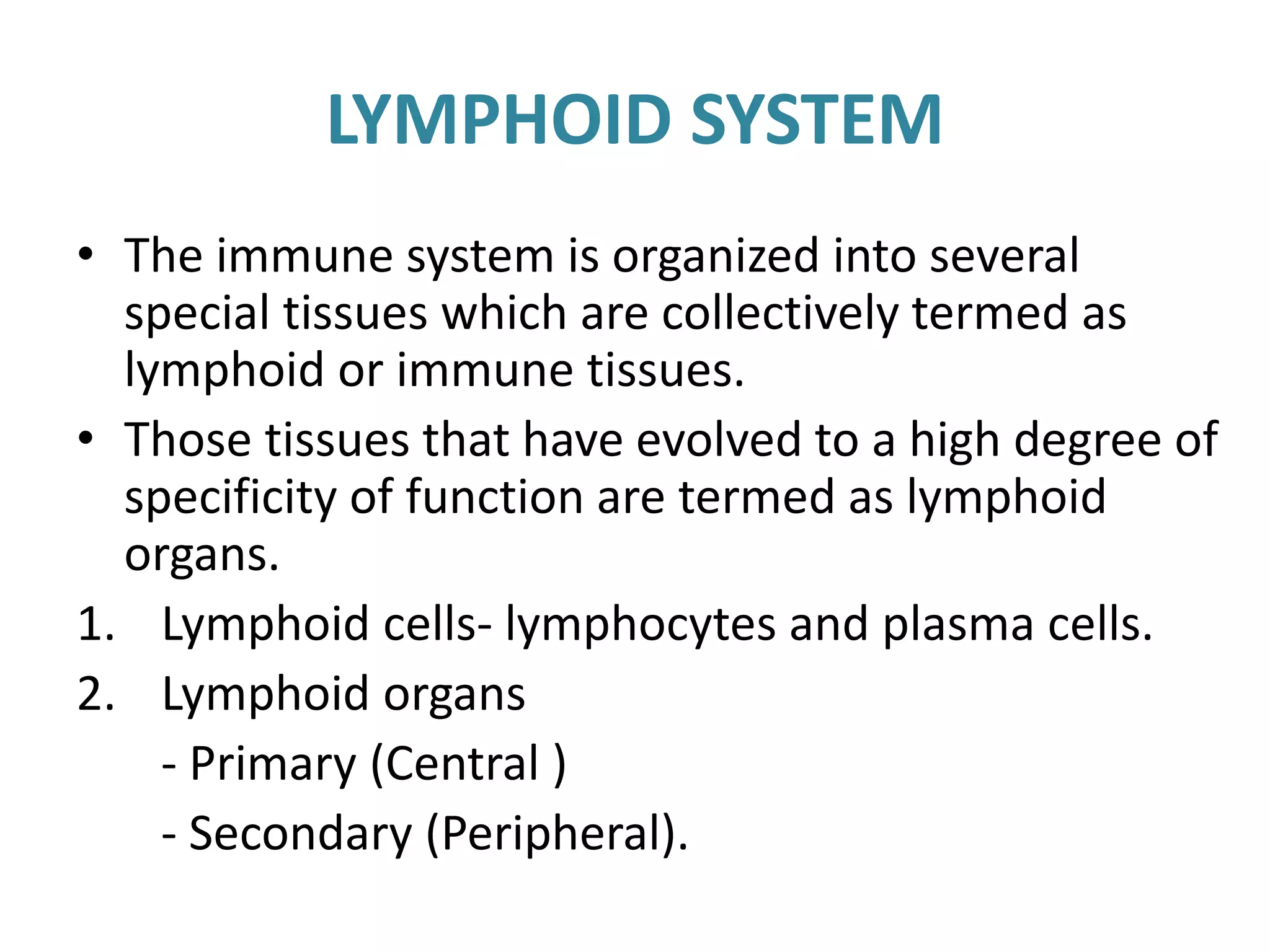 Structure and functions of immune system | PPTX
