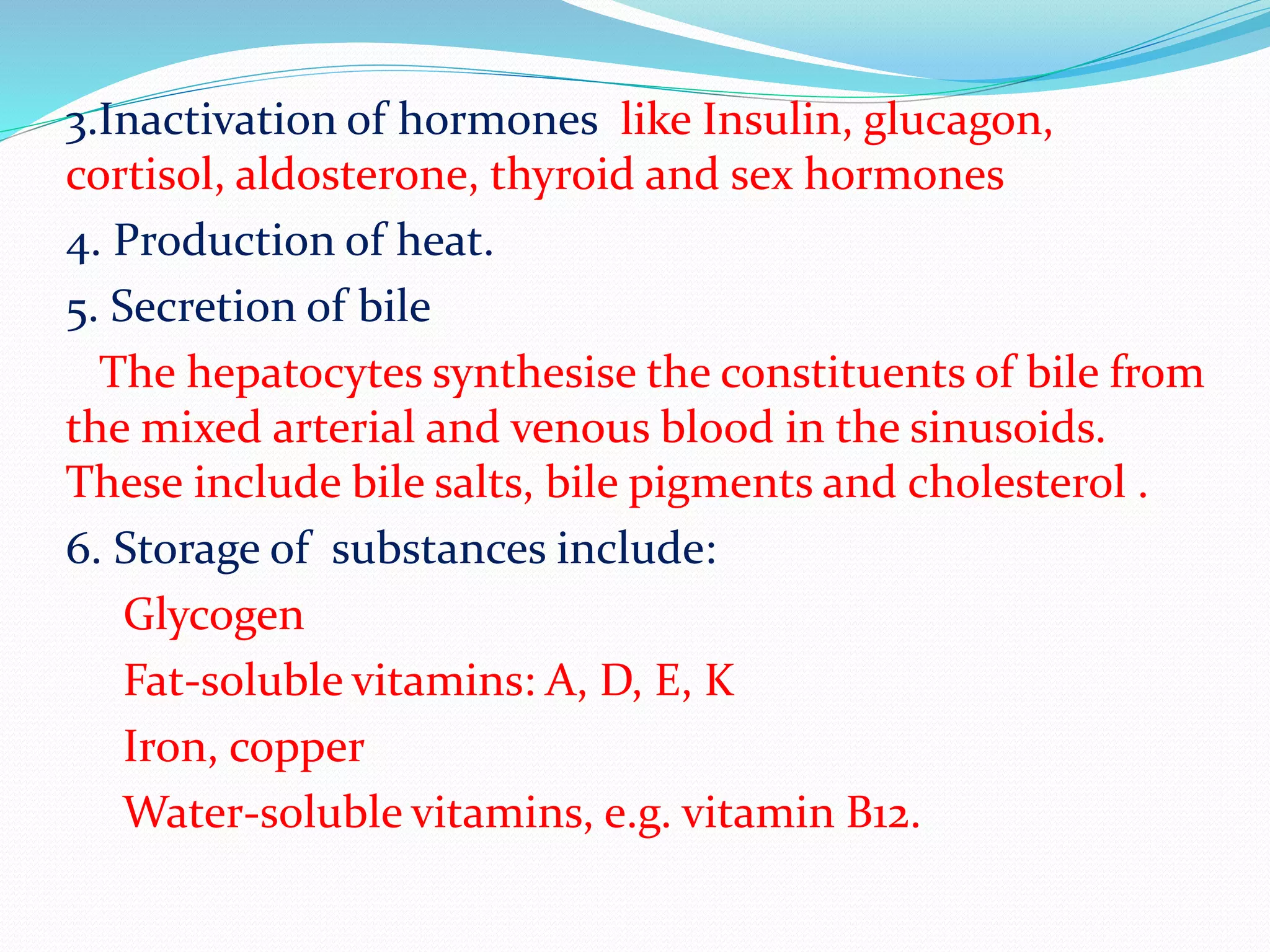 Structure and functions of liver | PPTX