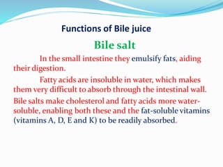 Structure and functions of liver | PPTX