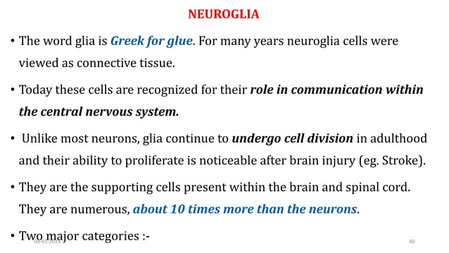 NEURON,NERVE GROWTH FACTORS, CYTOKININES | PPTX