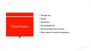 Classification of virus based on host | PPTX | Biological Sciences ...