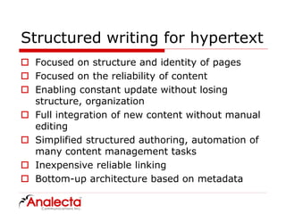 Structure and hypertext | PPT
