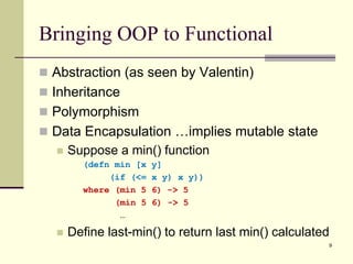 Structure and interpretation of computer programs modularity, objects, and state (part 1) | PPT