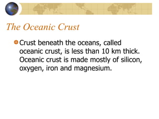 Structure and Material of the Earth Geography | PPTX