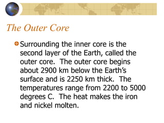 Structure and Material of the Earth Geography | PPT