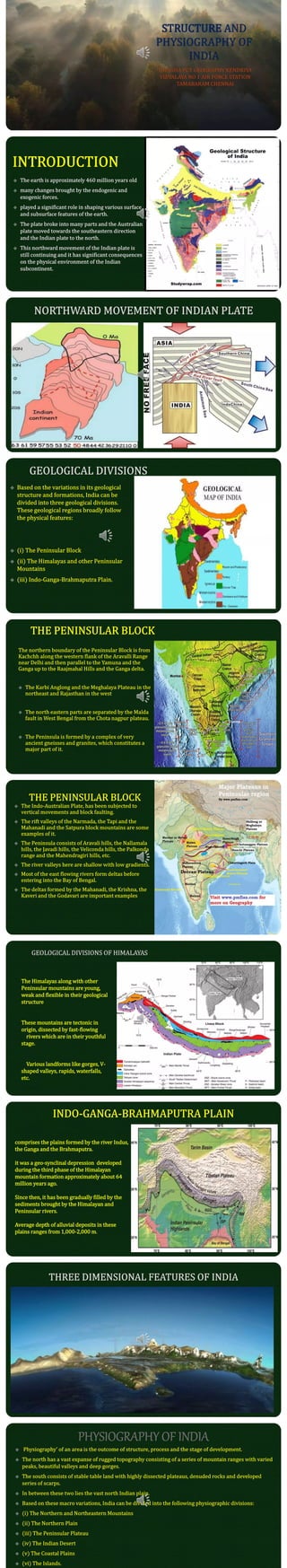 Geological Structure of India CBSE Class 11 Geography | PDF