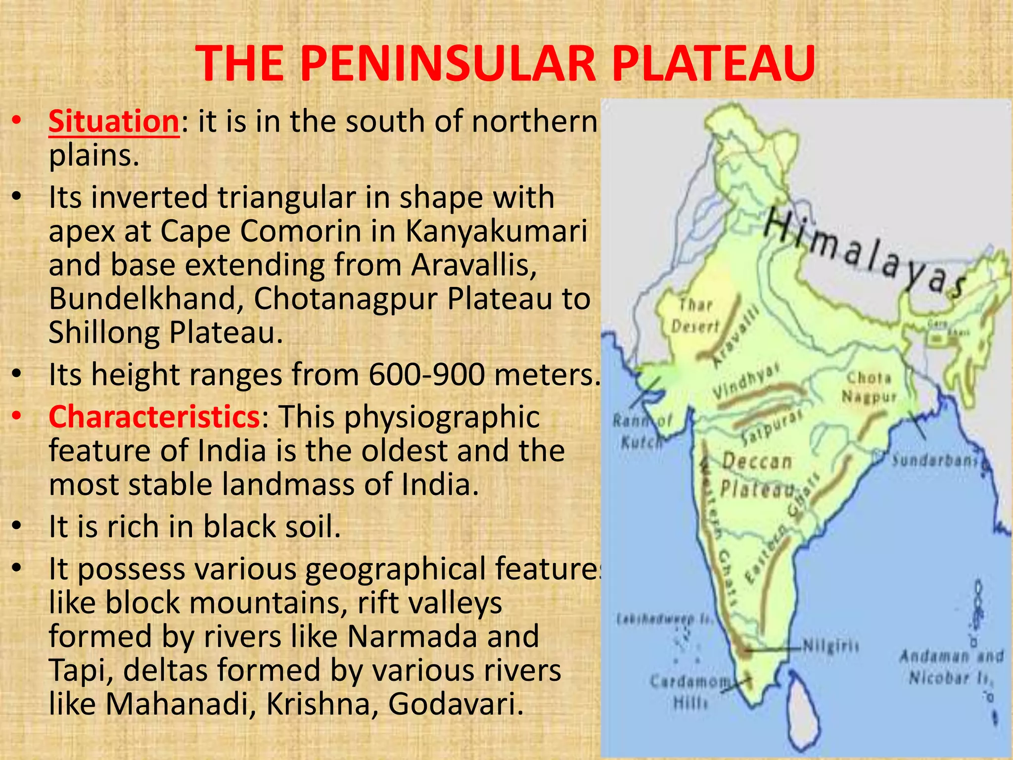 STRUCTURE AND PHYSIOGRAPHY OF INDIA | PPTX