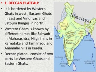STRUCTURE AND PHYSIOGRAPHY OF INDIA | PPTX
