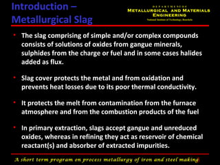 Structure and properties of metallurgical slag ss | PPT