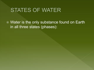 Structure and properties of water | PPTX