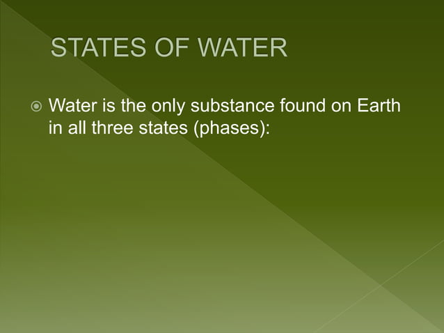 Structure and properties of water | PPTX | Chemistry | Science
