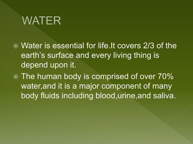 Structure and properties of water | PPTX | Chemistry | Science