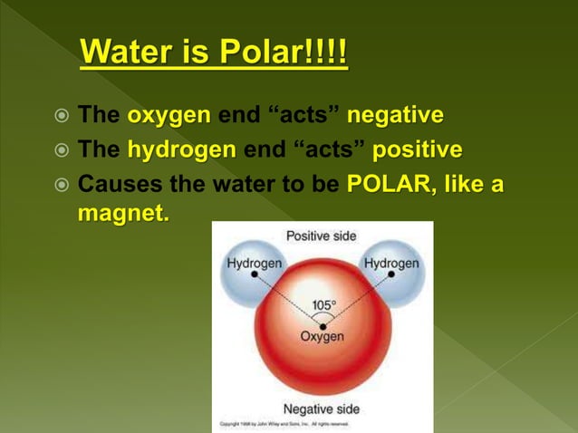 Structure and properties of water | PPTX | Chemistry | Science