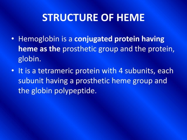 Heme Structure. synthesis and porphyrias | PPTX | Chemistry | Science