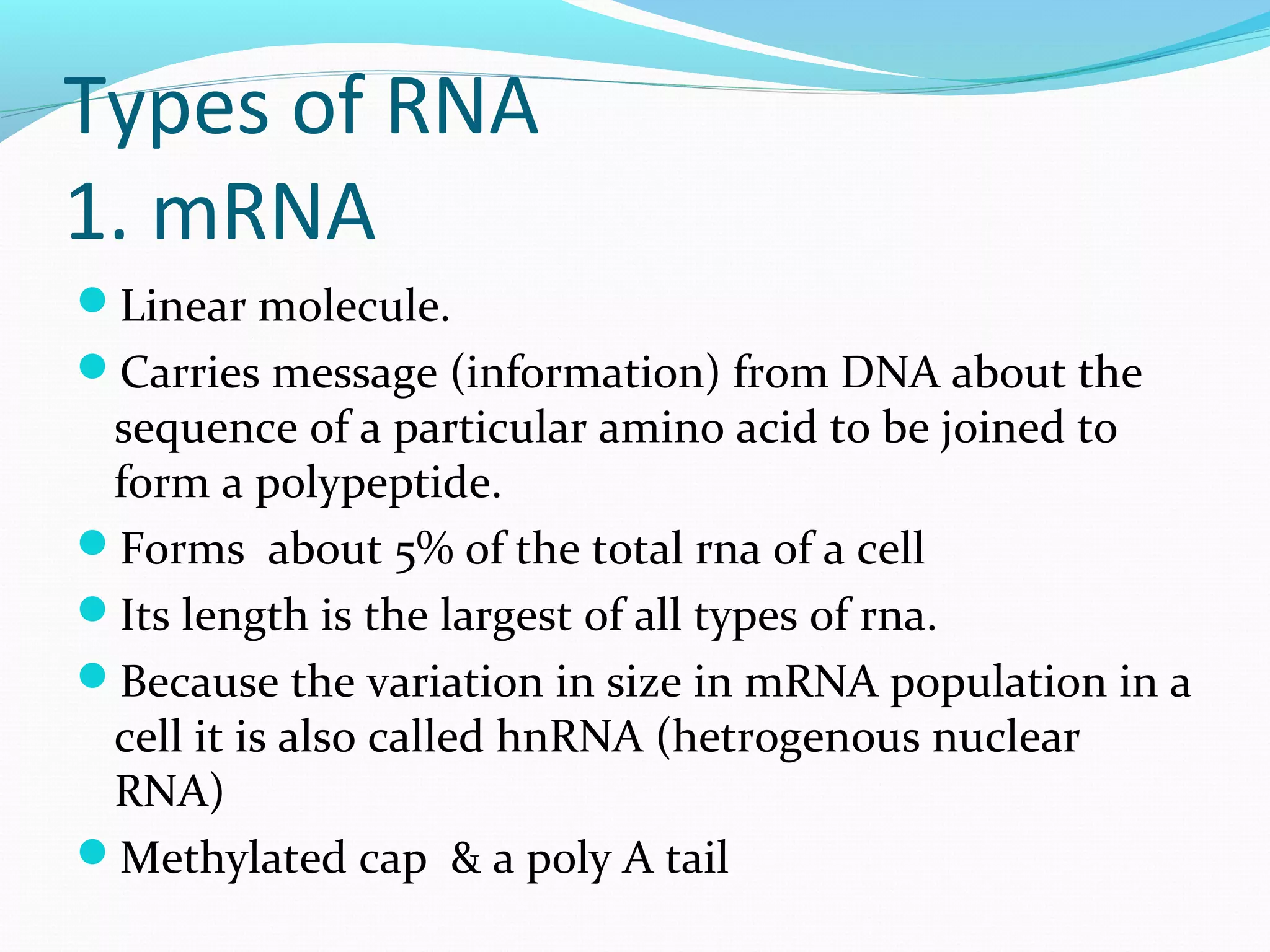 Structure and types of dna & rna | PPT