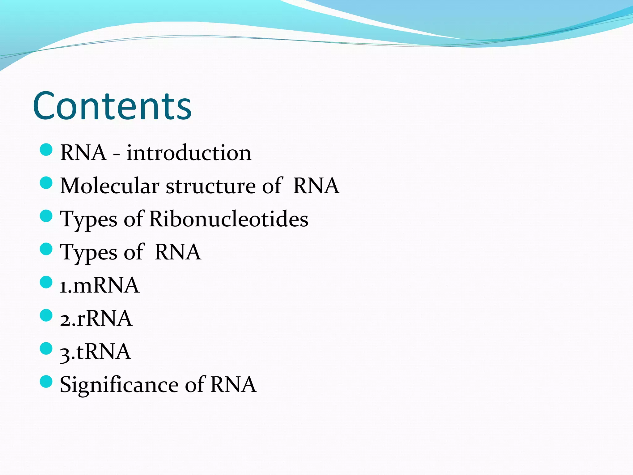 Structure and types of dna & rna | PPT