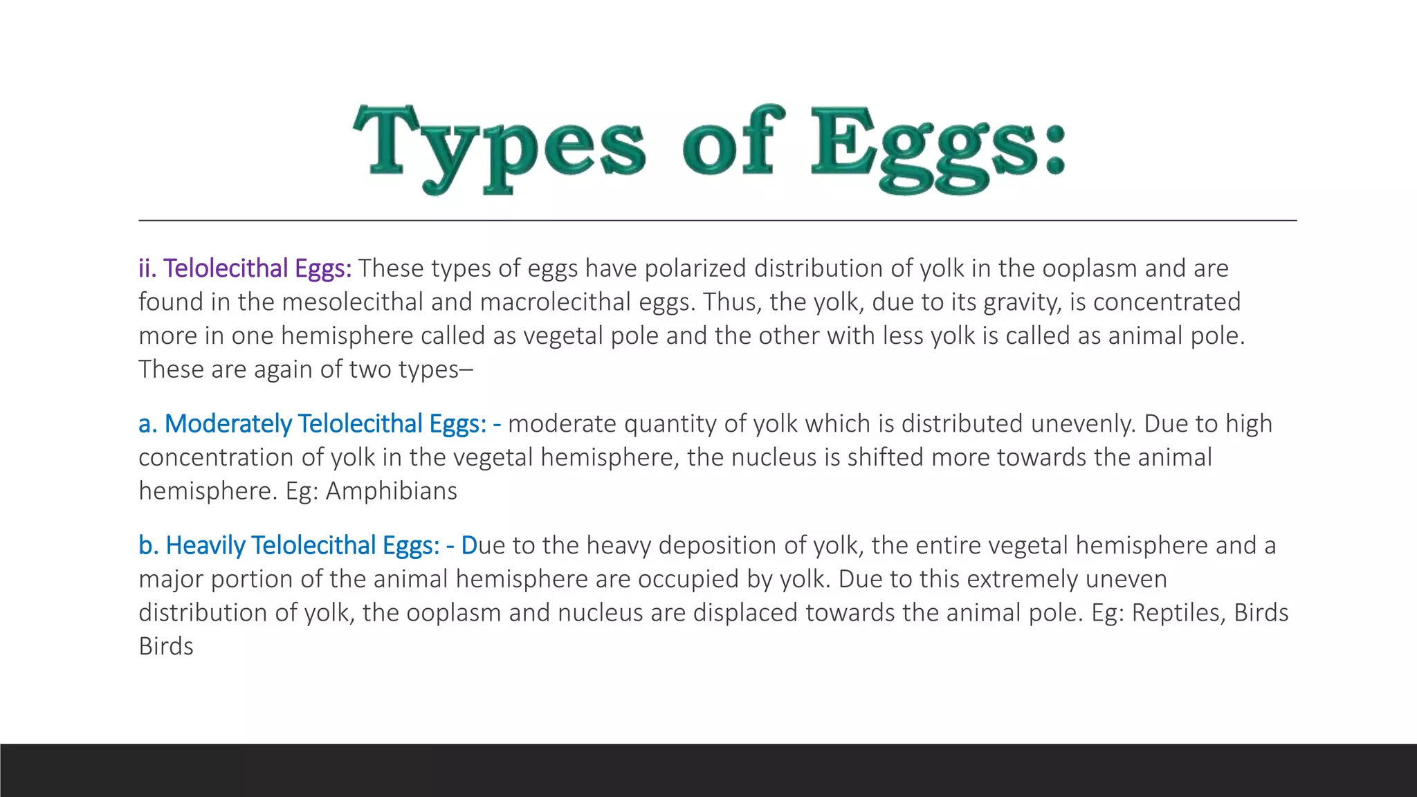 Structure and types of eggs | PPTX