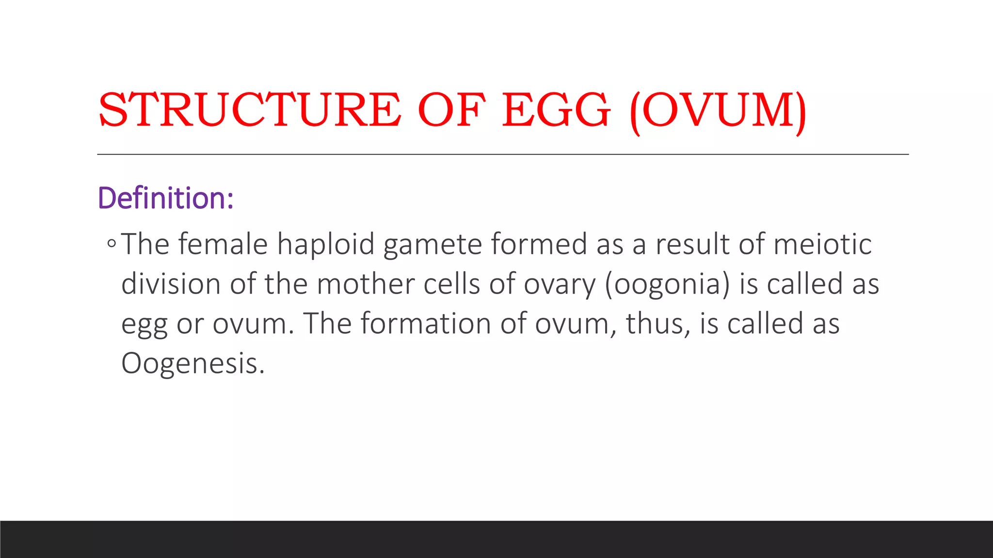 Structure and types of eggs | PPTX