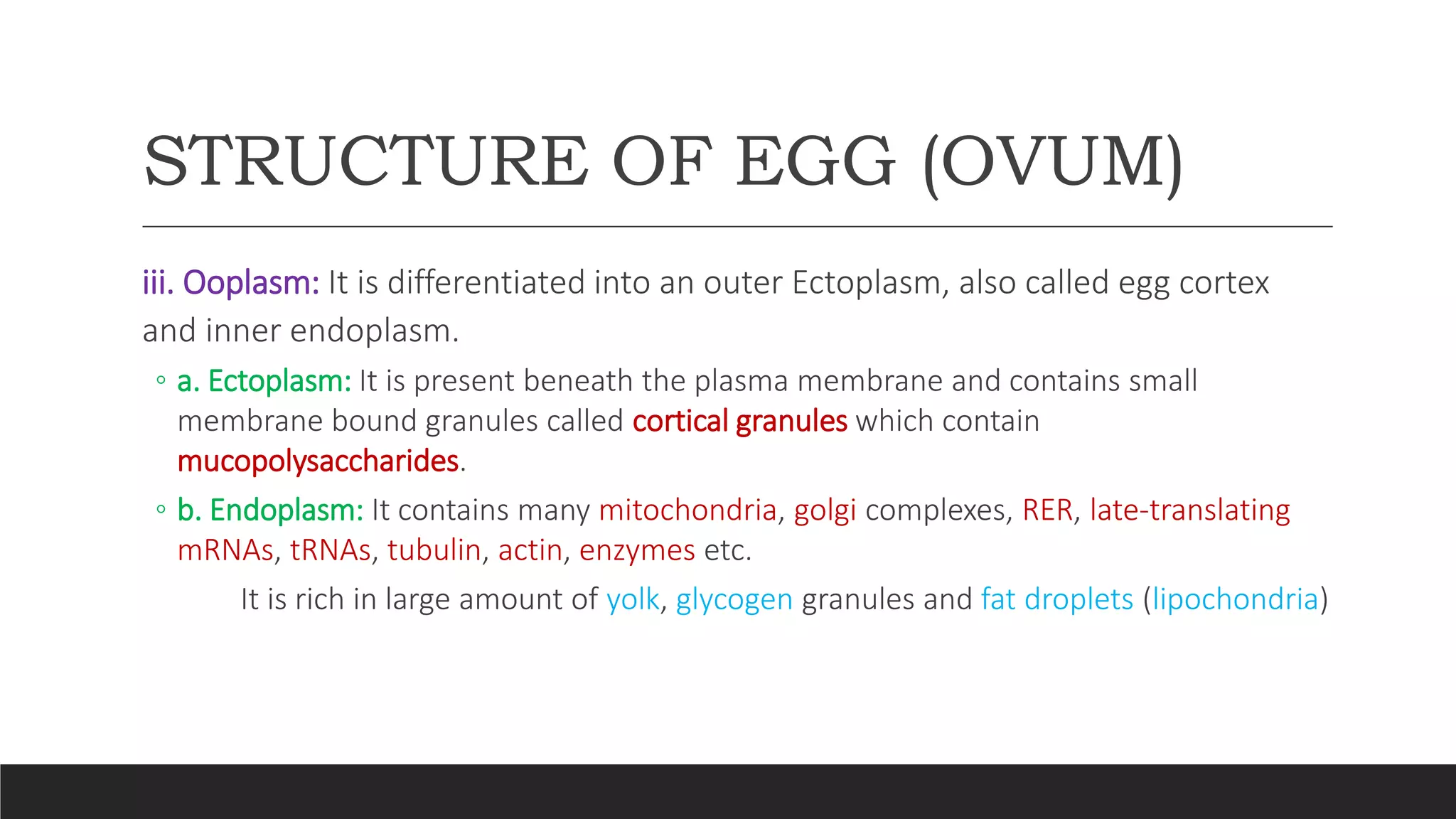 Structure and types of eggs | PPTX