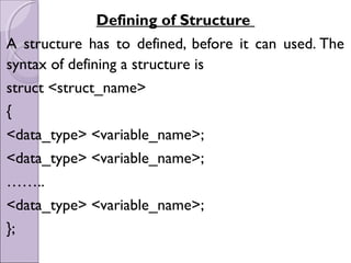 Structure and union | PPT