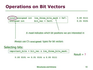 Structure and Union.ppt | Programming Languages | Computing