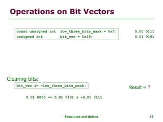 Structure and Union.ppt | Programming Languages | Computing