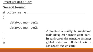 STRUCTURE AND UNION IN C MRS.SOWMYA JYOTHI.pdf