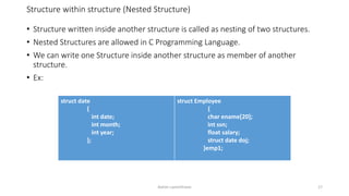 Unit 9. Structure and Unions | PPTX