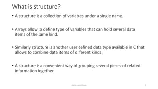 Unit 9. Structure and Unions | PPTX