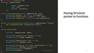 Unit 9. Structure and Unions | PPTX