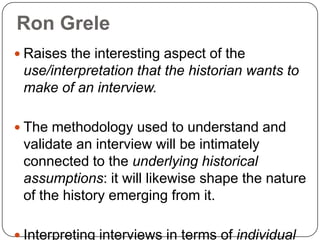 Structure and validity in oral evidence | PPT