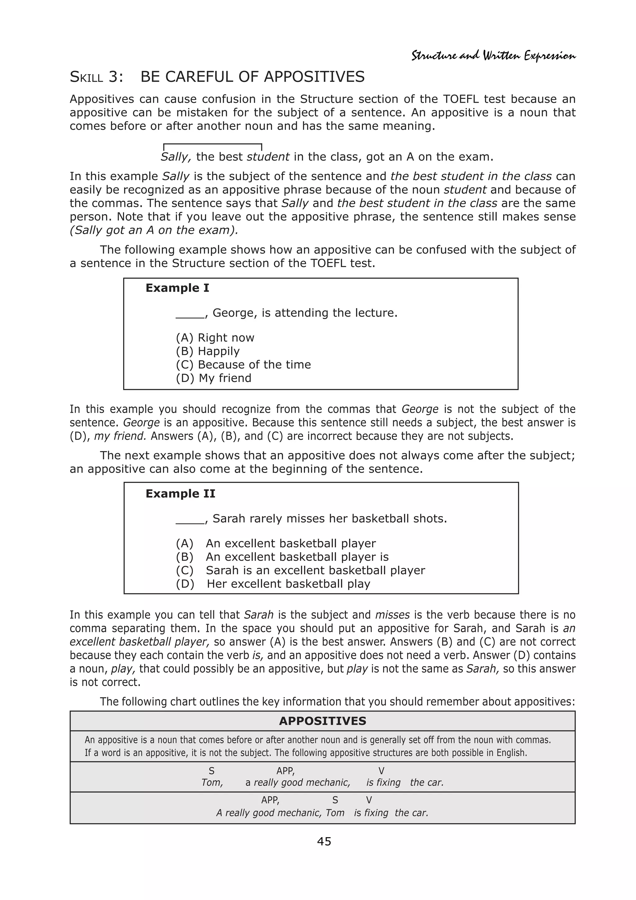 Structure and written expression | PDF