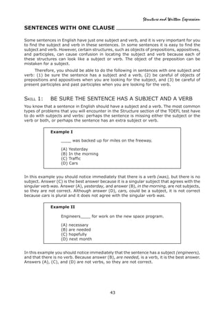 Structure and written expression | PDF