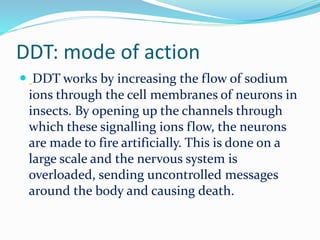 Structure, application and uses ddt, saccharin, bhc and chloramine copy ...