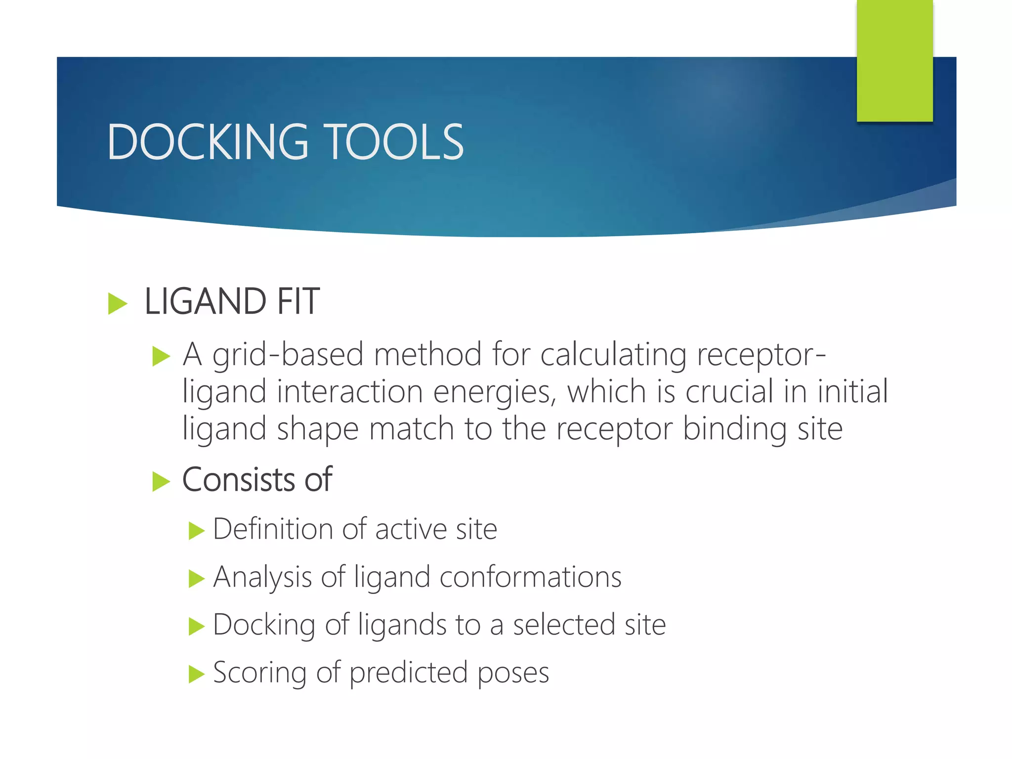 Structure based and ligand based drug designing | PPTX