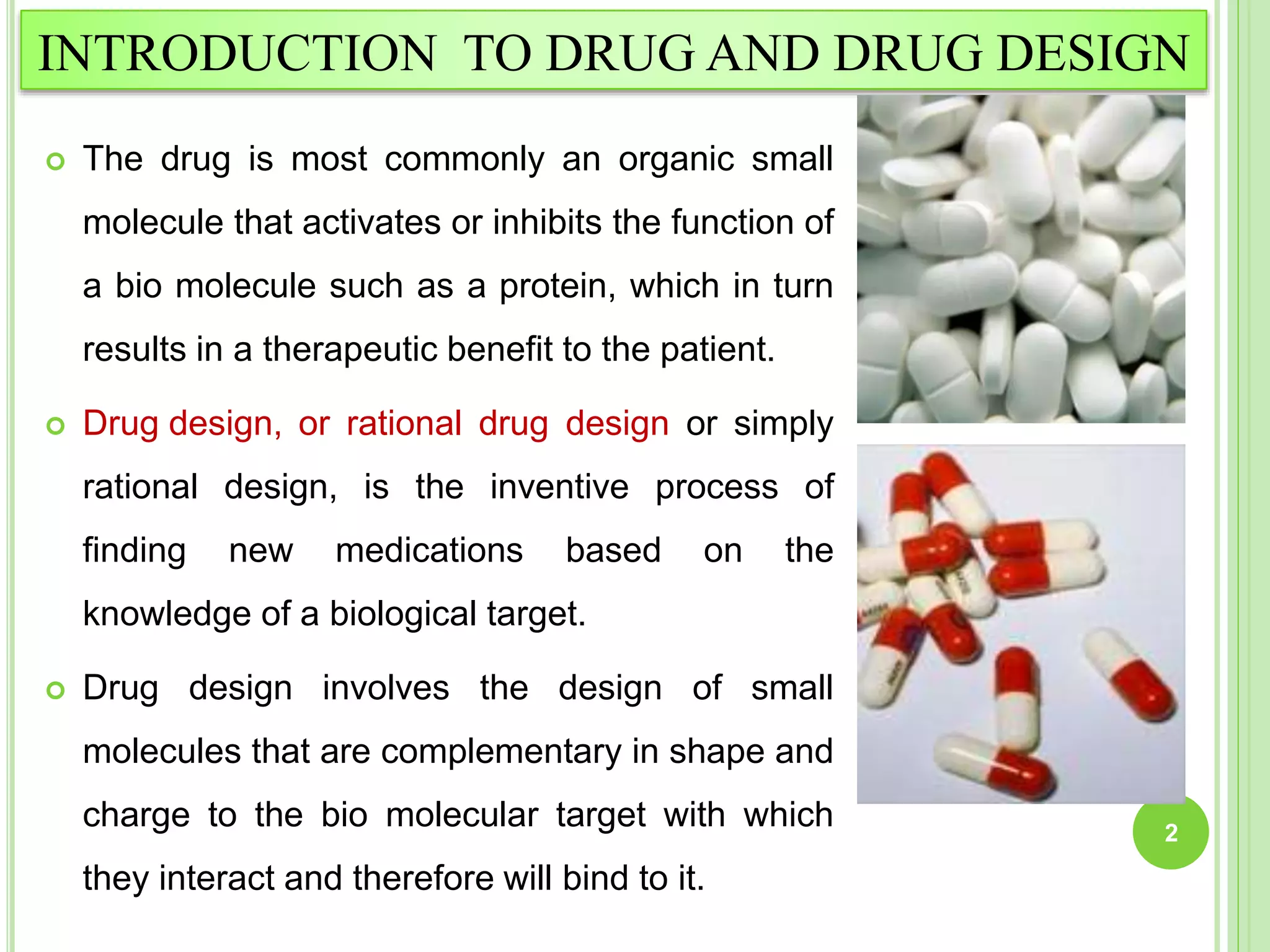 Structure based drug design | PPTX