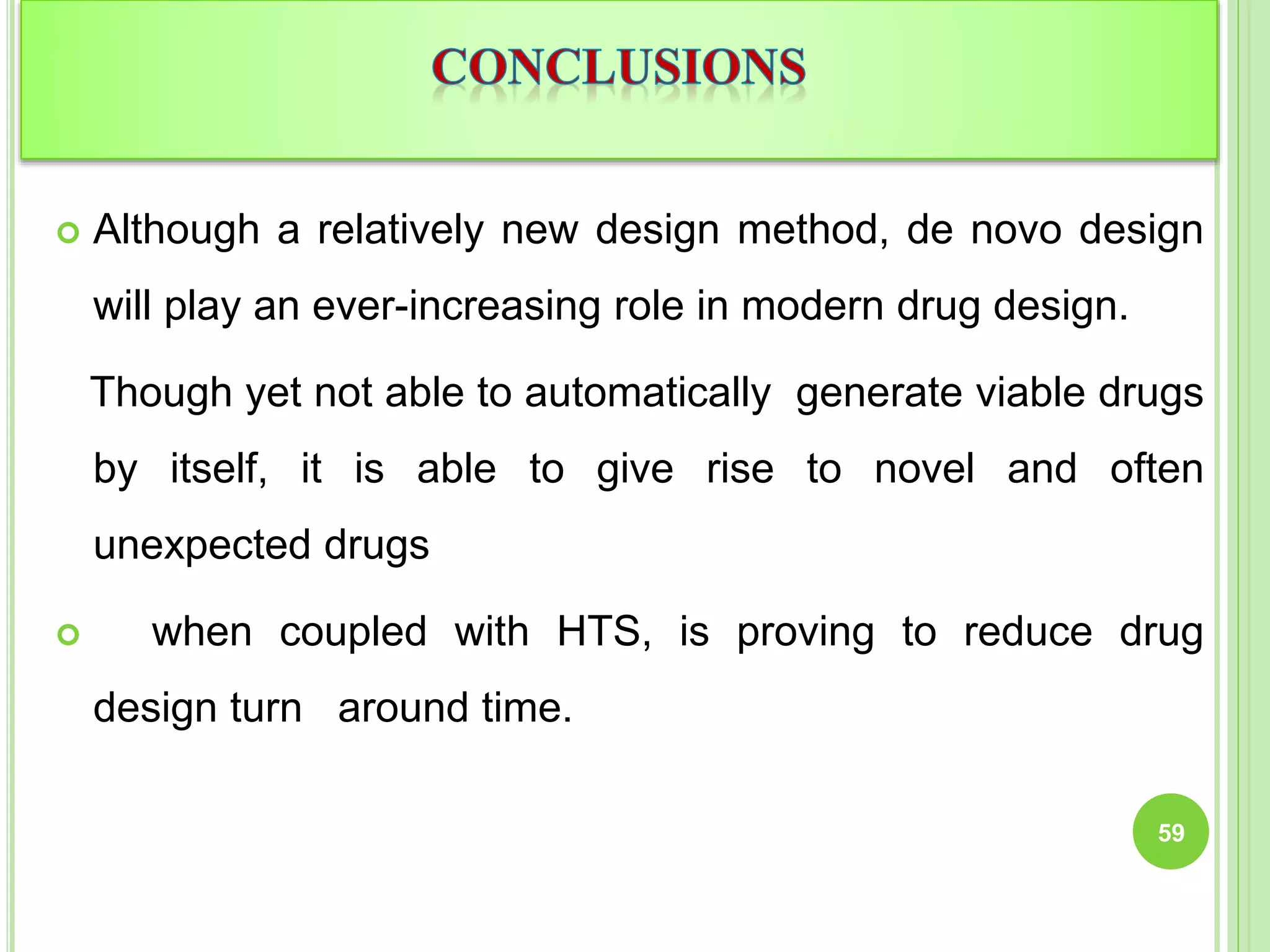 Structure based drug design | PPTX