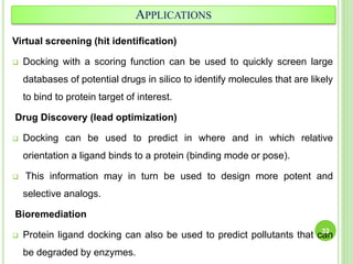 Structure based drug design | PPTX