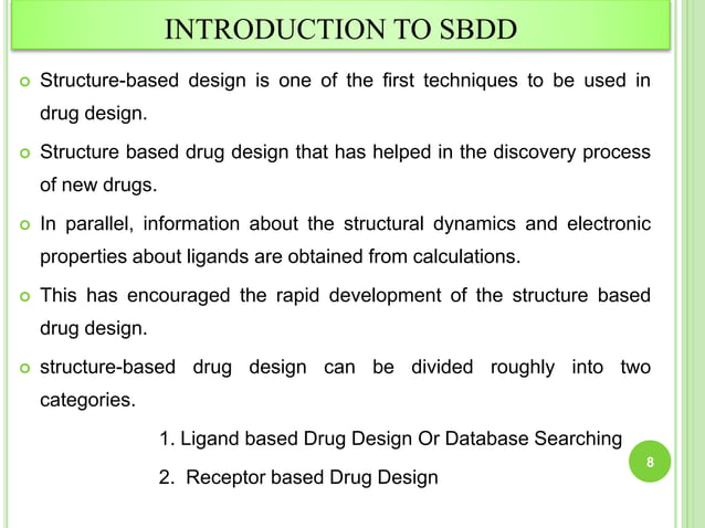 Structure based drug design | PPTX