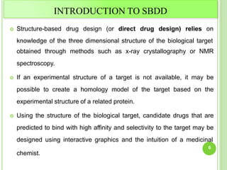structure based drug design ppt | PPTX