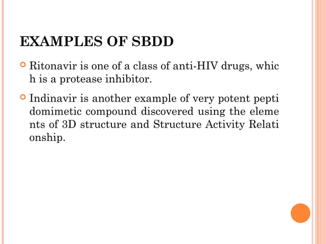 Structure based drug designing | PPT | Chemistry | Science