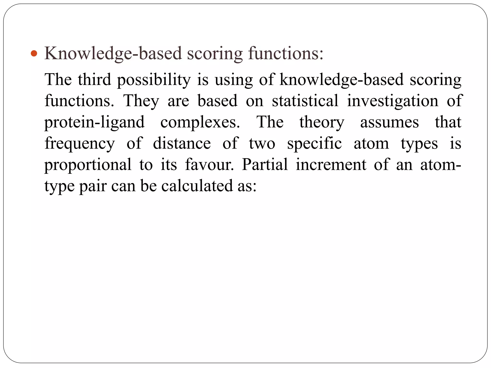 Structure based in silico virtual screening | PPTX