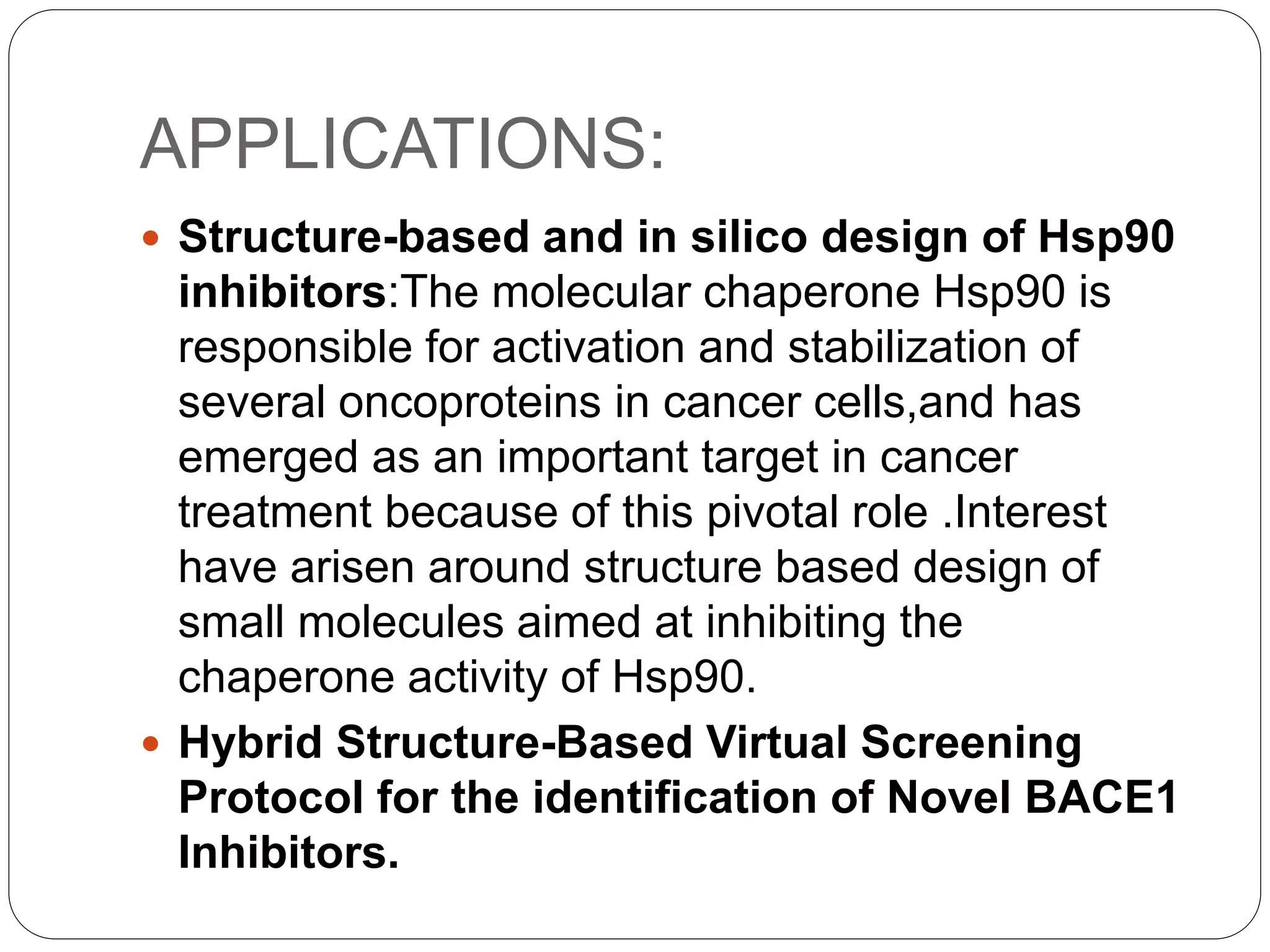 Structure based in silico virtual screening | PPTX