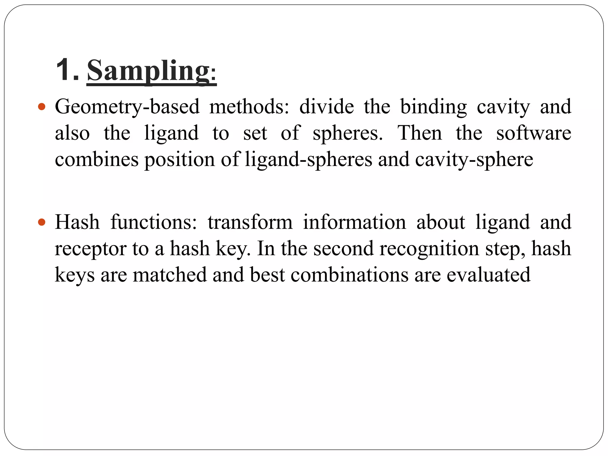Structure based in silico virtual screening | PPTX