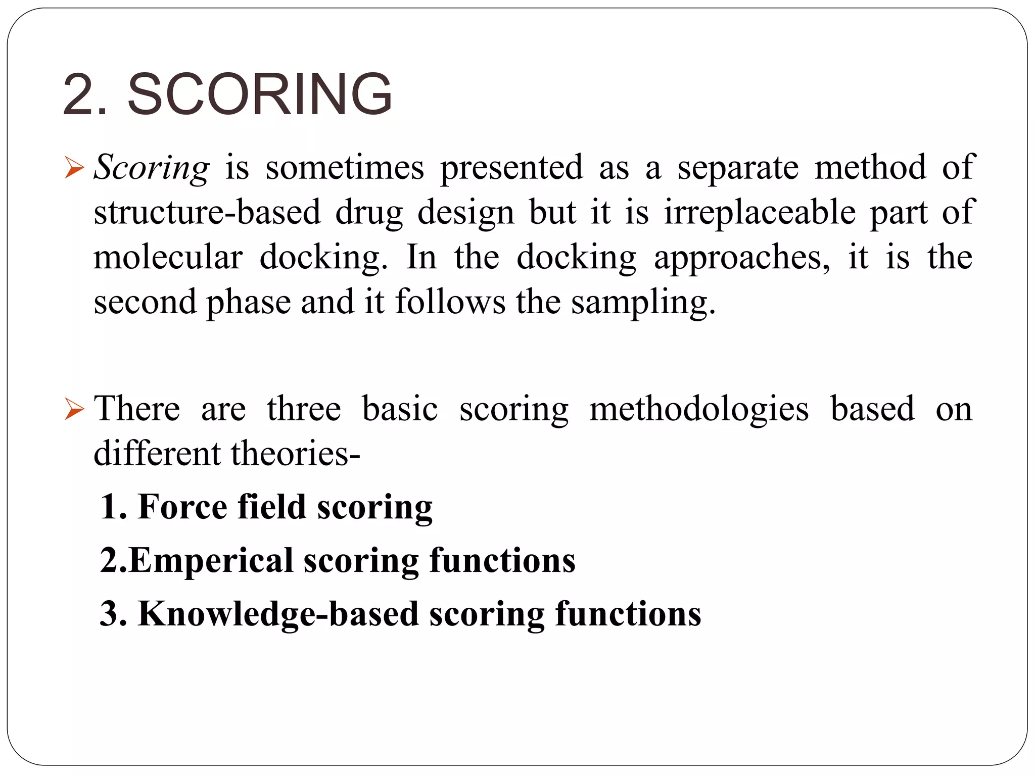 Structure based in silico virtual screening | PPTX