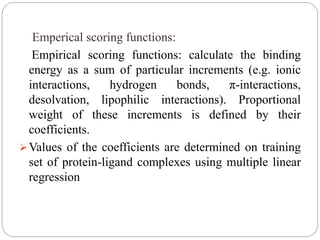 Structure based in silico virtual screening | PPTX